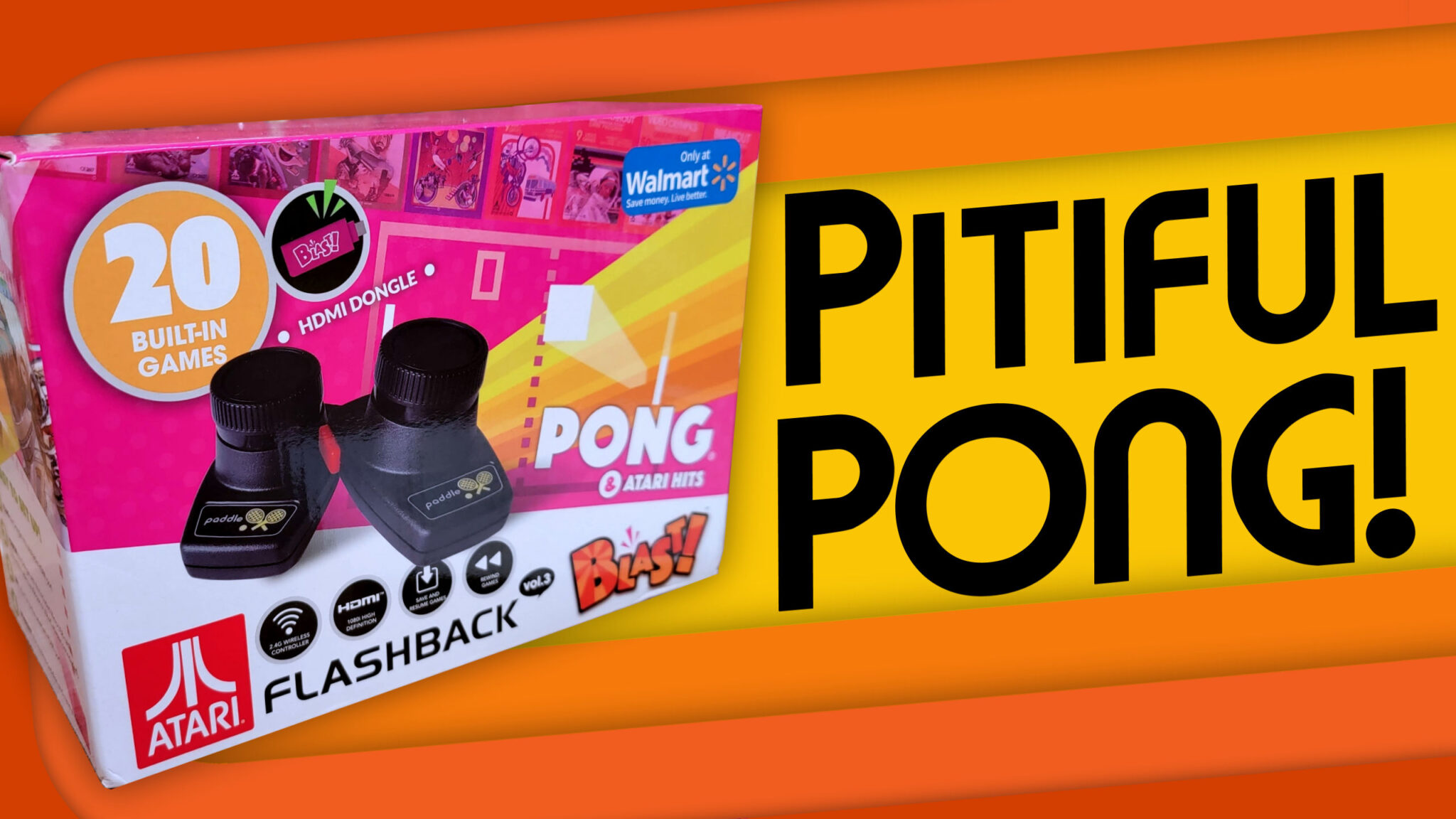 AtGames’ Flashback Pong Blast! – Full Review & Paddle Comparison w ...