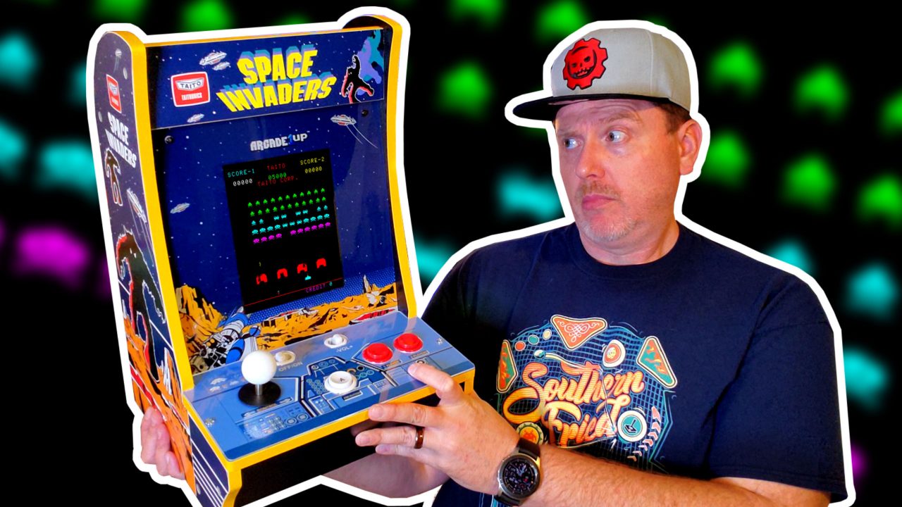 Space Invaders Arcade1Up Counter-Cade Review | GenX Classic Arcade Game ...