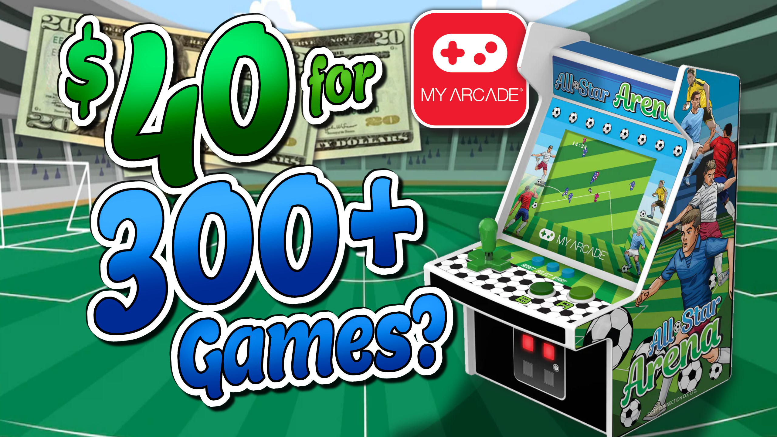 My Arcade All-Star Arena Micro Player – BRAND NEW for 2022! – GenXGrownUp