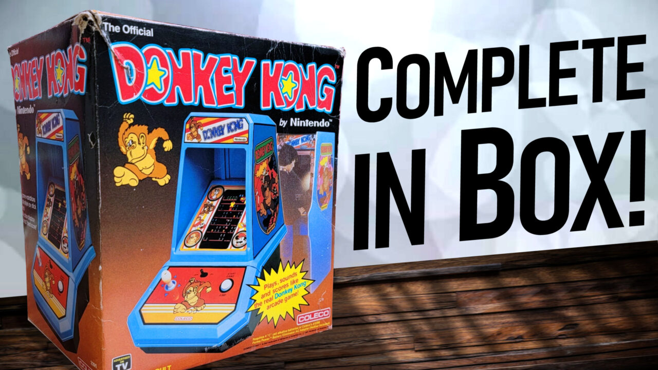 Coleco Donkey Kong STILL IN THE BOX After 40 Years! – GenXGrownUp