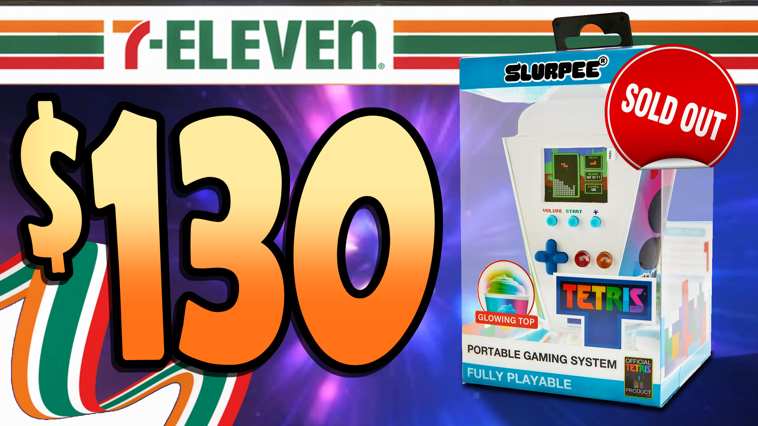 7-Eleven Slurpee + Tetris Handheld is SOLD OUT and in HIGH DEMAND ...