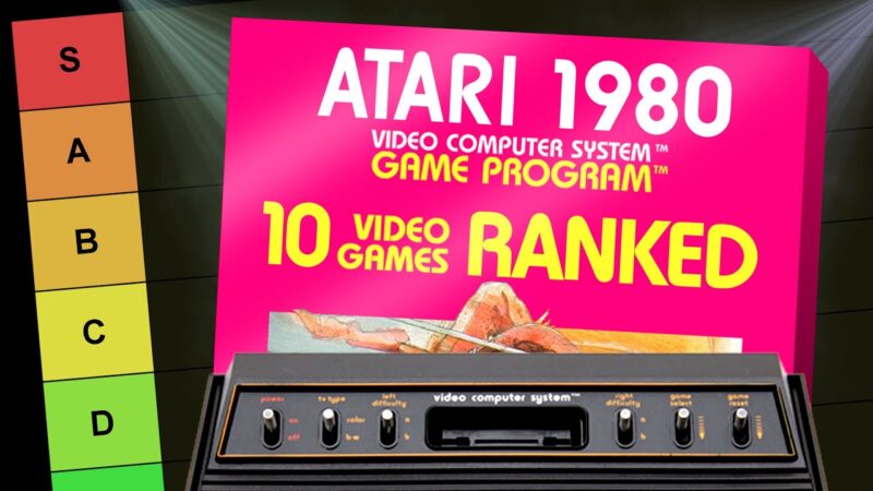 Atari 1980 ULTIMATE Atari 2600 Tier List – ALL ’80 VCS GAMES RANKED ...