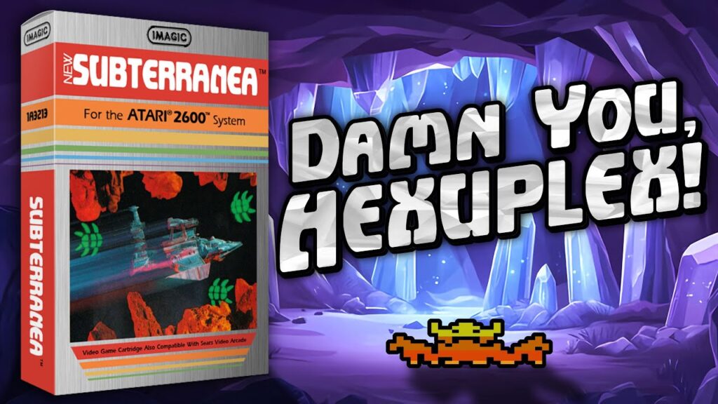 ATARI 2600’s Subterranea | The THINKING Underground Shooter – GenXGrownUp