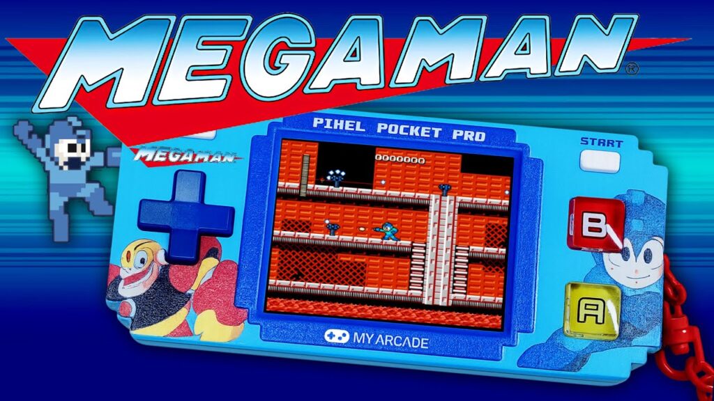 NEW Mega Man Pixel Pocket Pro | Tiny Handheld, BIG Blue Nostalgia ...