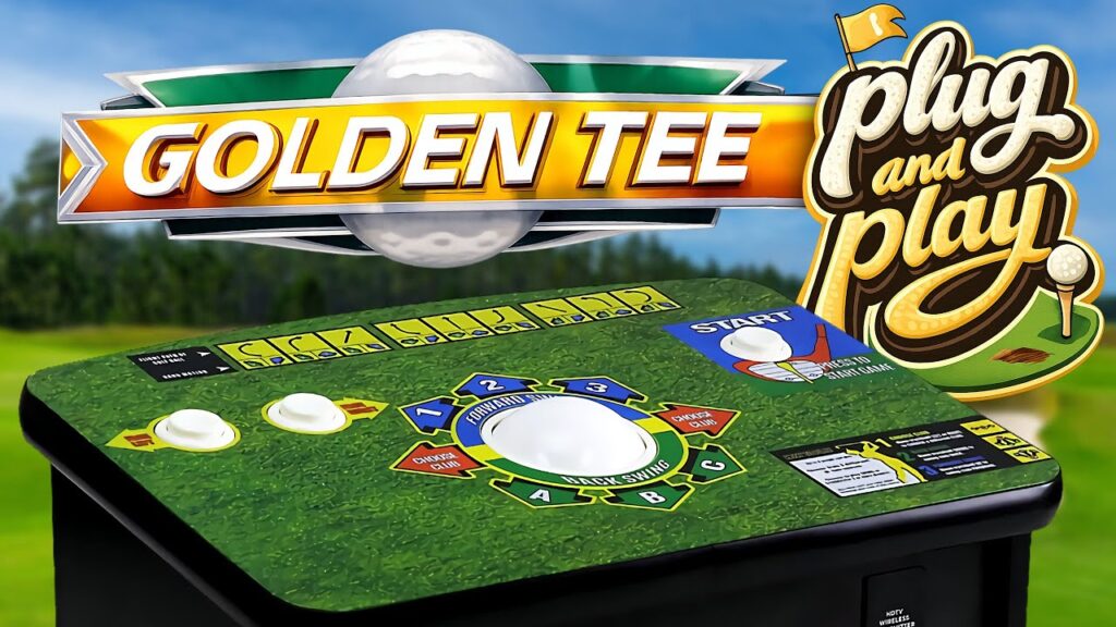 NEW Golden Tee Plug-and-Play | Wireless Multiplayer Golf from New Wave ...